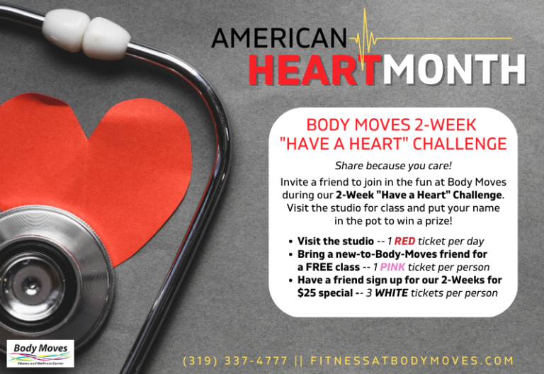 Have a Heart Challenge – Body Moves Fitness and Wellness Studio ...