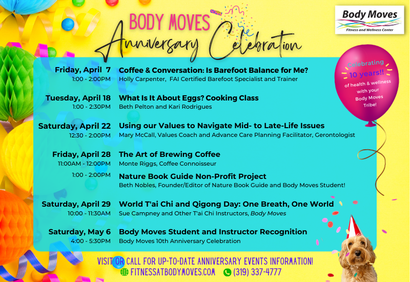 The Consistency of Change – Body Moves Fitness and Wellness Studio – Coralville, Iowa