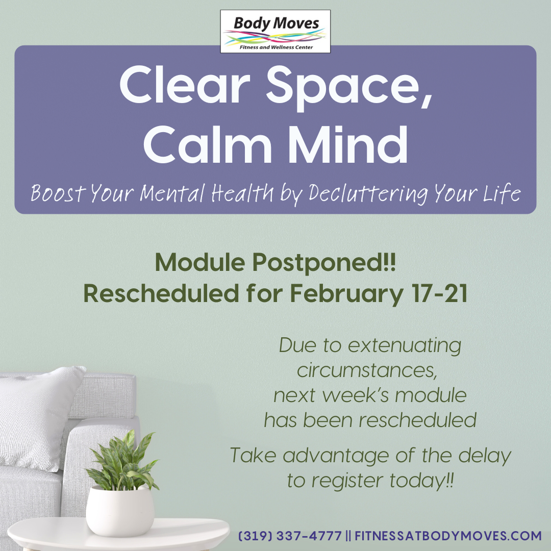 The Physical and Mental Toll of Clutter – Body Moves Fitness and Wellness Studio – Coralville, Iowa